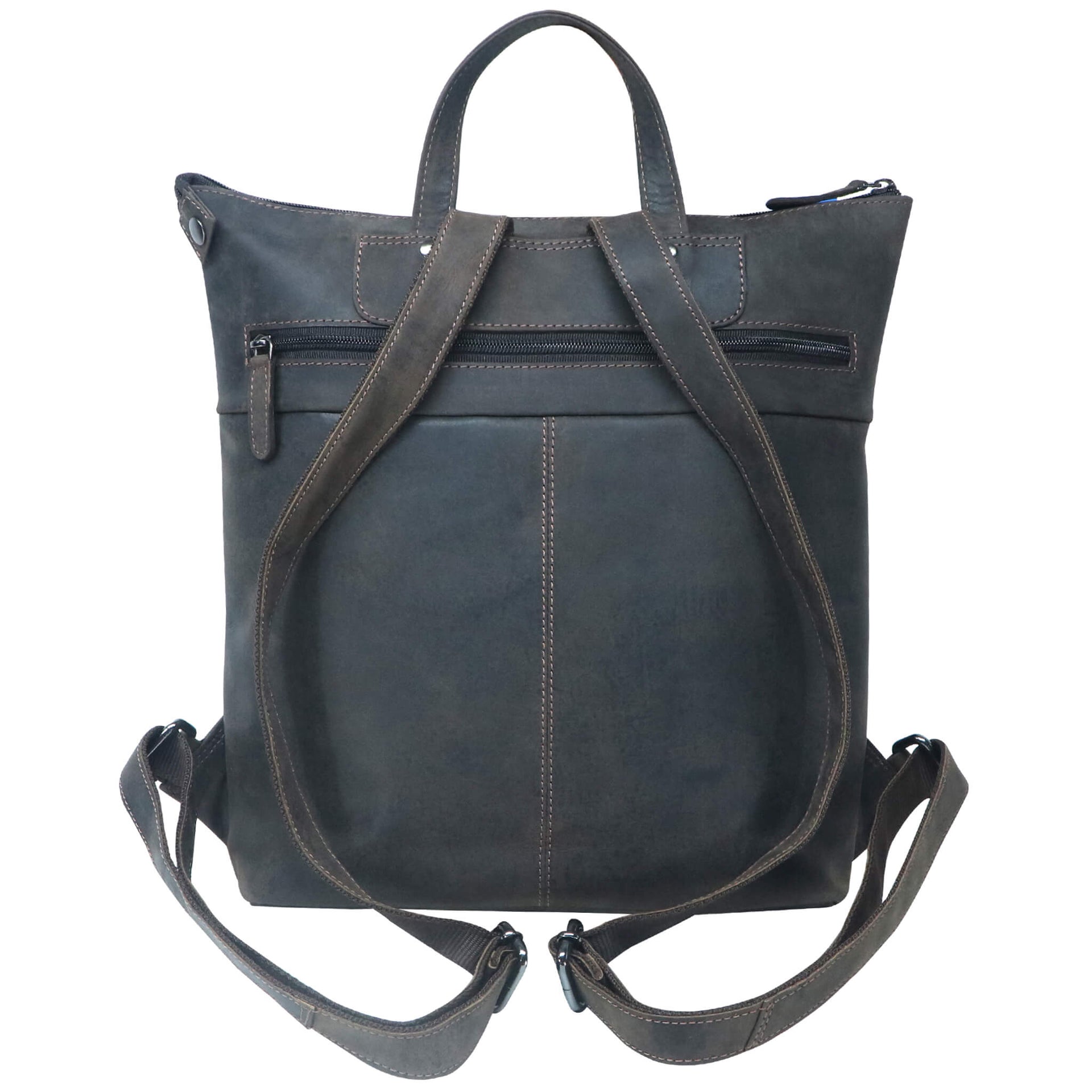 Ines Echtleder Rucksack Damen Lederrucksack Braun Herren A4 – Greenwood