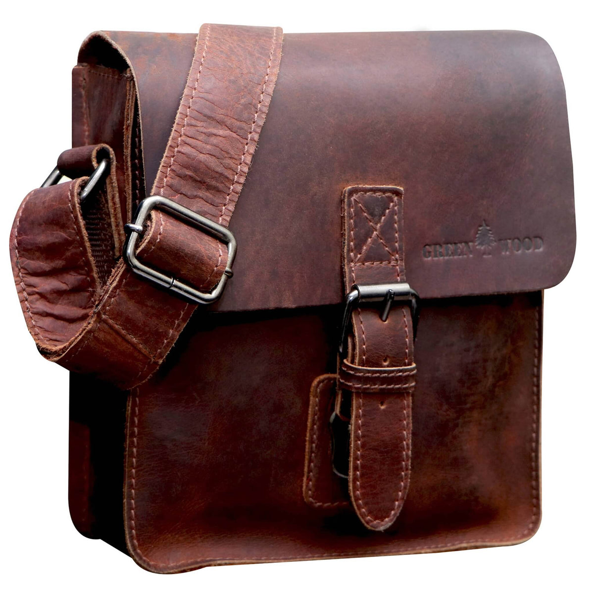 Tilburg Ledertasche Vintage Crossbody Tasche Damen Umhängetasche Herre ...