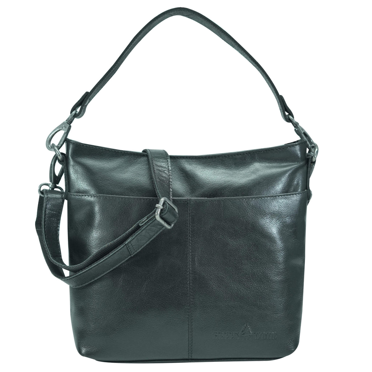 Lisa Leather Handbag Crossbody Small with Interchangeable Straps ...
